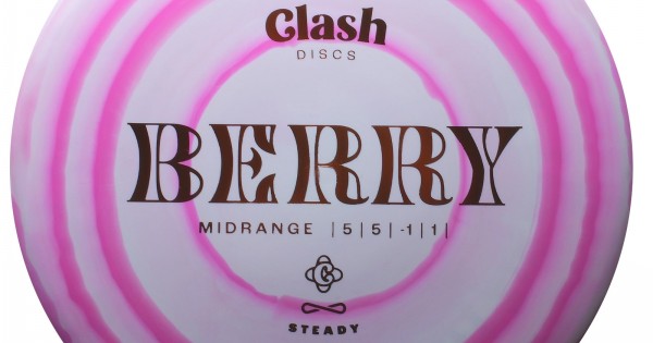 Clash Discs Steady Berry, stable mid range | Discs Unlimited